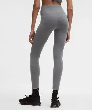 Lululemon Wunder Train High-rise Tight 25 - Intertwine Texture Black White