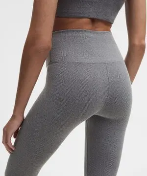Lululemon Wunder Train High-rise Tight 25 - Intertwine Texture Black White