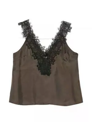 RÓHE V-neck Silk Top