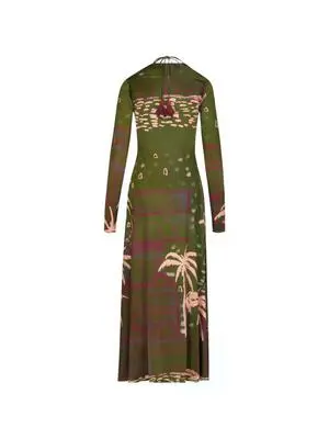Johanna Ortiz Tropical Midi Dress