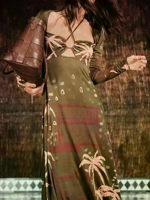 Johanna Ortiz Tropical Midi Dress