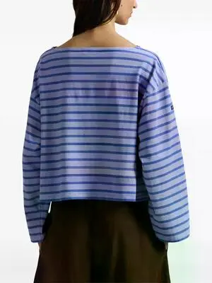 Polo Ralph Lauren Striped Boatneck T-shirt - Blue