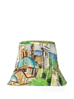 Rani Arabella Printed Bucket Hat - Neutrals