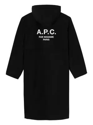 A.p.c. Logo-plaque Raincoat