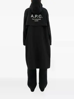 A.p.c. Logo-plaque Raincoat