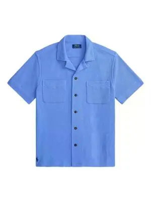 Polo Ralph Lauren Waffle-knit Shirt - Blue