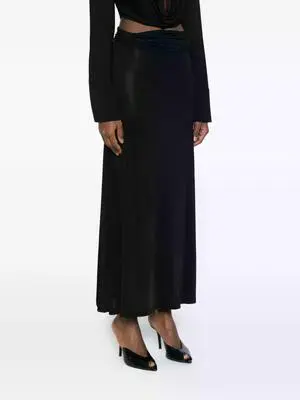 AYA MUSE Feyra Ruched Skirt - Black