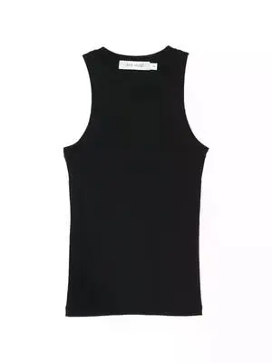 AYA MUSE Crew-neck Tank Top - Black