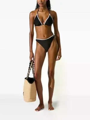 Karl Lagerfeld Scallop-trim Bikini Bottom