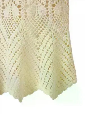 Zimmermann Crochet Knit Skirt - Neutrals