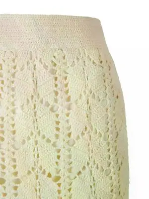 Zimmermann Crochet Knit Skirt - Neutrals