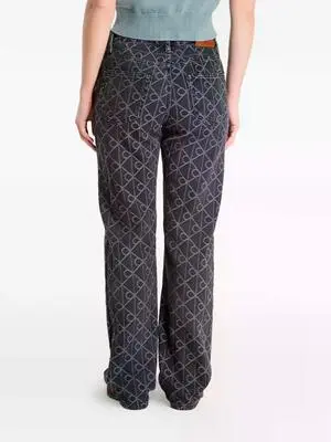 Calvin Klein Signature 90s Straight Jeans - Black