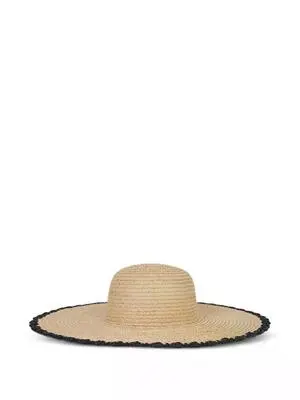 Karl Lagerfeld Scallop-edge Sun Hat