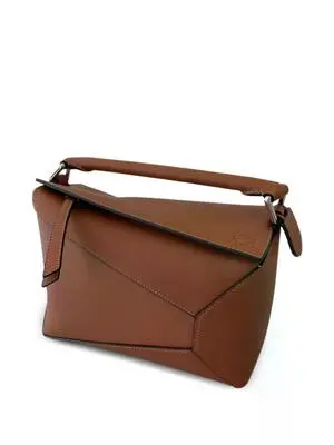 Loewe Puzzle Edge Small Tote Bag - Brown