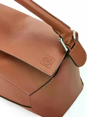 Loewe Puzzle Edge Small Tote Bag - Brown