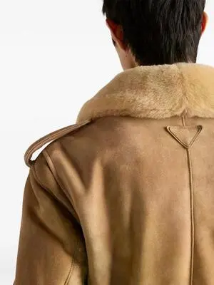 Prada Suede Bomber Jacket - Brown