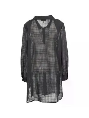 Fendi Check-pattern Wool Shirt