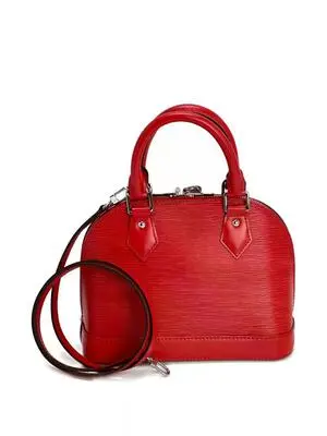 LOUIS VUITTON Alma Bb Tote Bag - Red
