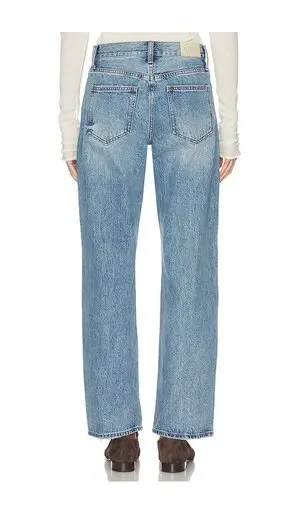 PISTOLA Lexi Mid-rise Straight Jeans - Blue