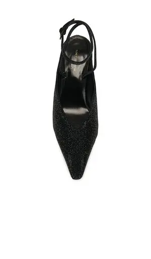 Tory Burch Pave Wedge With Wrap-buckle Strap