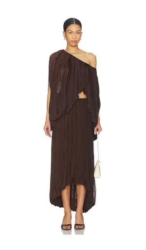 DEME BY GABRIELLA Abigail Set - Brown