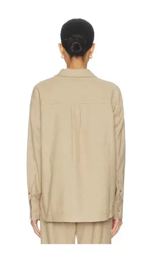 LA LIGNE Oversized Flannel Shirt