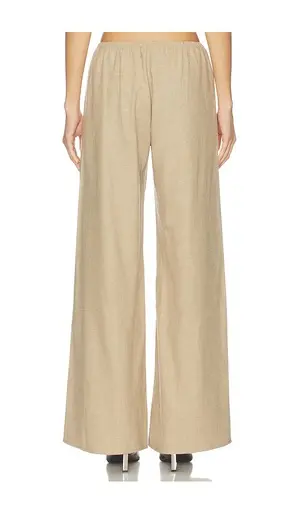 LA LIGNE Flannel Colby Pant - Tan