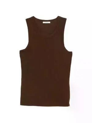 ENTIRE STUDIOS Sleeveless Tank Top - Brown