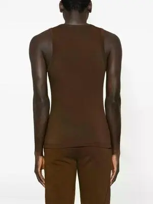ENTIRE STUDIOS Sleeveless Tank Top - Brown