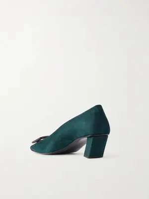 ROGER VIVIER Belle Vivier 45 Suede Pumps