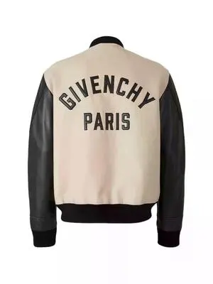 Givenchy Zip-up Bomber Jacket - Neutrals