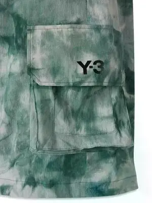 Y3 Tie-dye Cargo Shorts