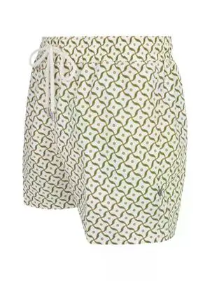 Frescobol Carioca Drawstring Swim Short - White