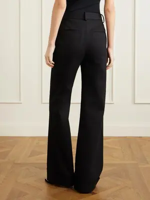 Adam Lippes Deeda High-rise Flared Jeans