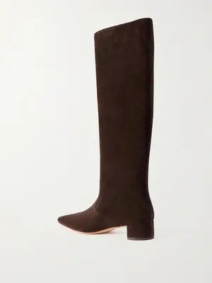 LOEFFLER RANDALL Indy Suede Knee High Boots - Brown