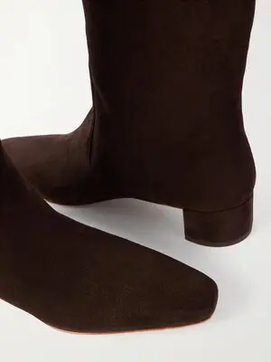 LOEFFLER RANDALL Indy Suede Knee High Boots - Brown