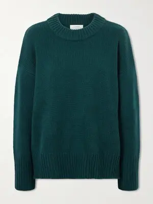 LA LIGNE Marin Wool And Cashmere-blend Sweater - Green