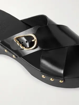 ANCIENT GREEK SANDALS Marilisa Sabot Studded Leather Clogs