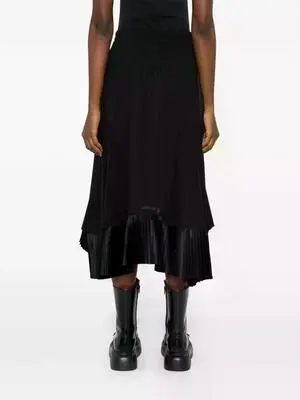 Sacai Pleated Drawstring Skirt