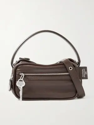 Acne Studios Camero Kit Embellished Leather Shoulder Bag - Brown