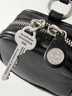 Acne Studios Camero Embellished Leather Keychain