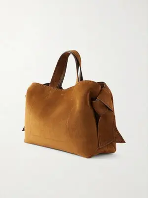 Acne Studios Musubi Knotted Suede Tote