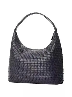 Mz Wallace Woven Shoulder Bag - Black