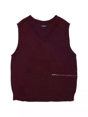 Undercover Zip V-neck Vest
