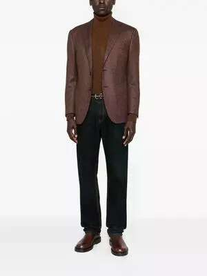 Corneliani Roll-neck Sweater - Brown
