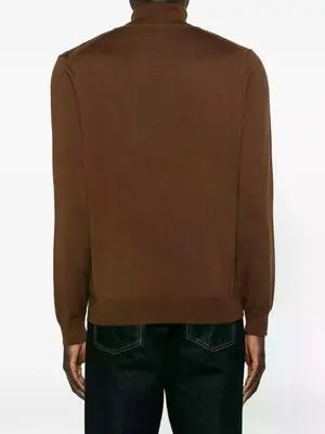 Corneliani Roll-neck Sweater - Brown