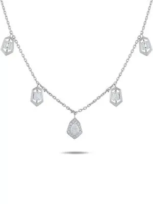LB EXCLUSIVE Diamond Pendant Necklace - Silver