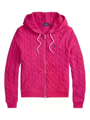 Pink Polo Zip Up