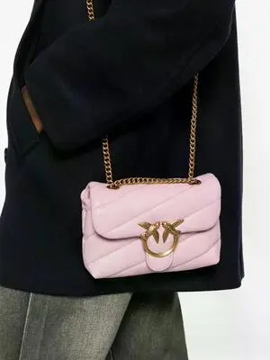 Pinko Baby Love Bag Puff Maxi Quilt Shoulder Bag - Pink