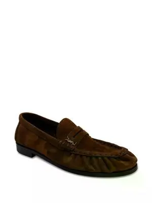 Saint Laurent Stacked Heel Loafers For Men